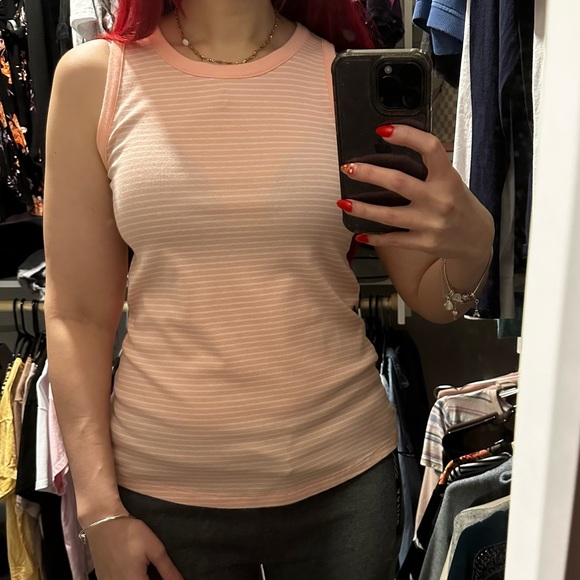 Tops | Peachy Pink Tank Top | Poshmark